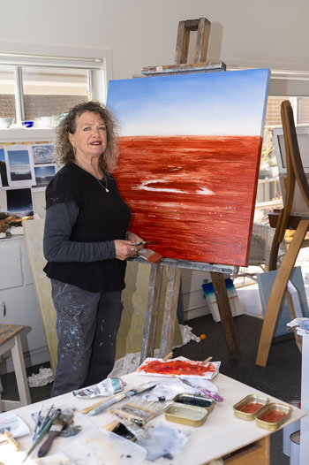 Artist Jane Flowers