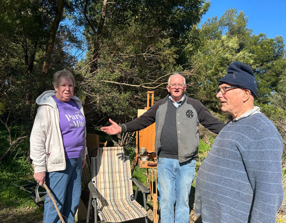 VAS Paint Out at Lerderderg Gorge near Bacchus Marsh